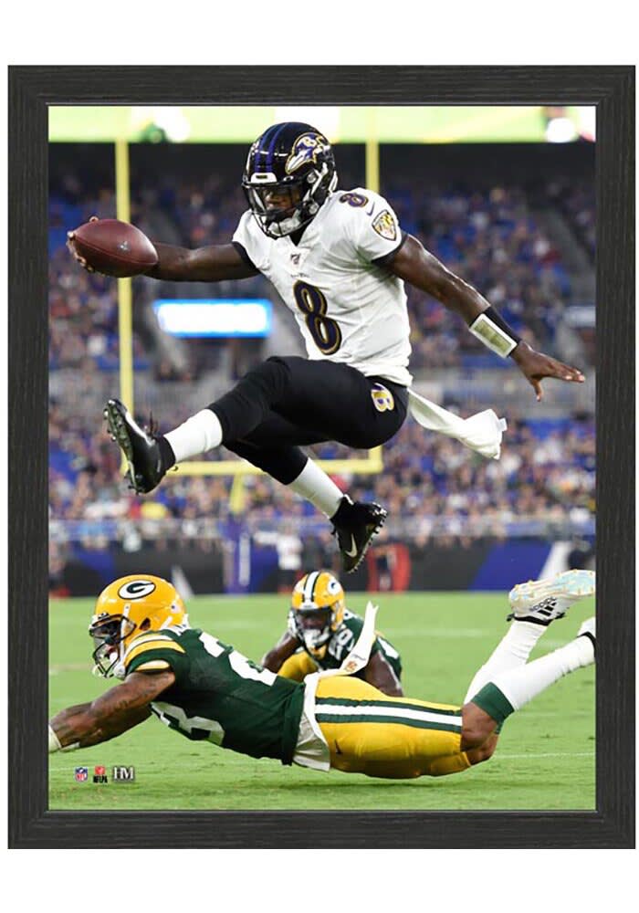 Baltimore Ravens Lamar Jackson 12x15 Picture Frame - BLACK