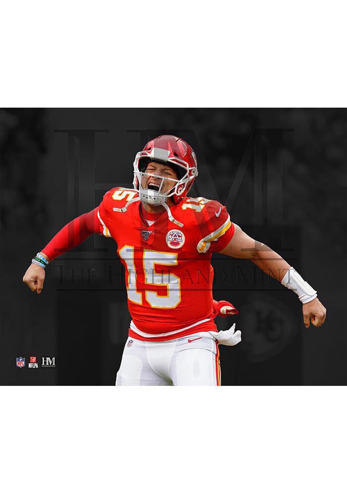 Patrick Mahomes Kansas City Chiefs Mahomes Screaming 8x10 Unframed ...