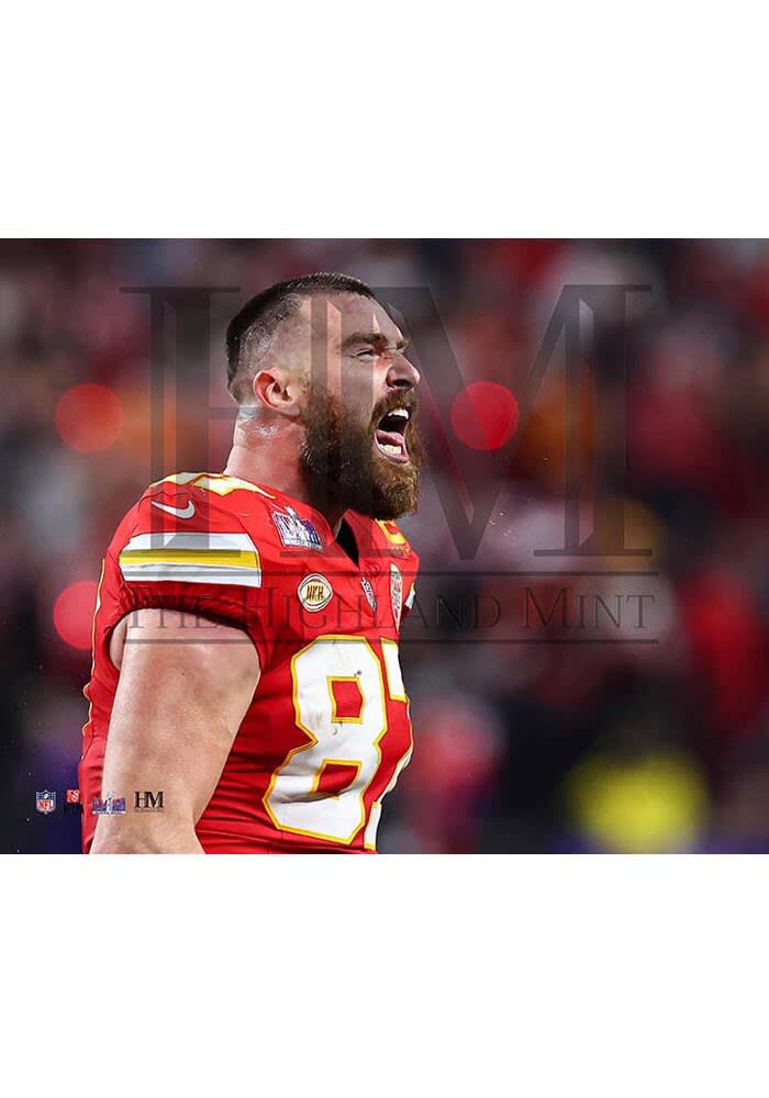 Travis Kelce Kansas City Chiefs Travis Kelce Screaming 8x10 Unframed ...