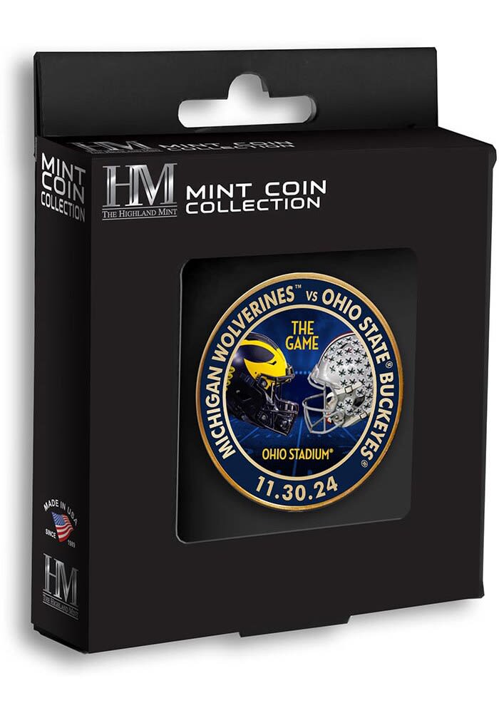 Ohio State Buckeyes NAVY Bronze Color Coin Collectible - 4443431