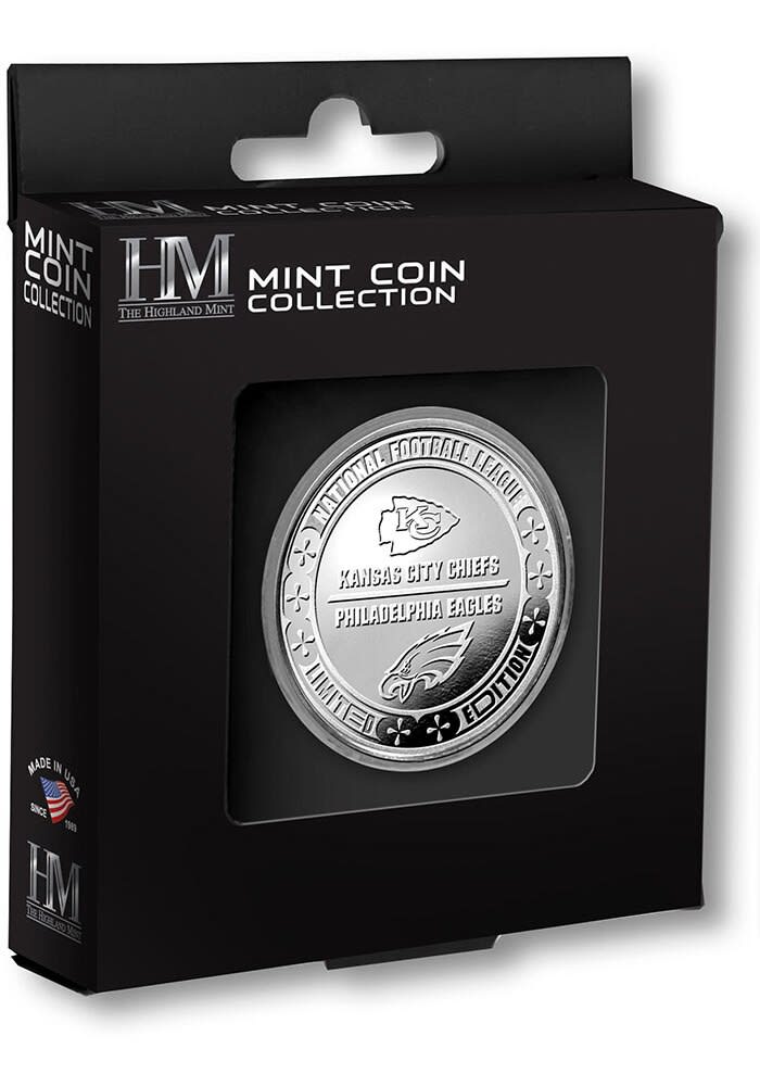 Kansas City Chiefs SILVER 2024 Super Bowl vs Phi Eagles Silver Coin ...