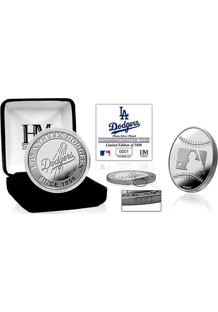 Los Angeles Dodgers SILVER Silver Mint Coin Collectible - 44450542