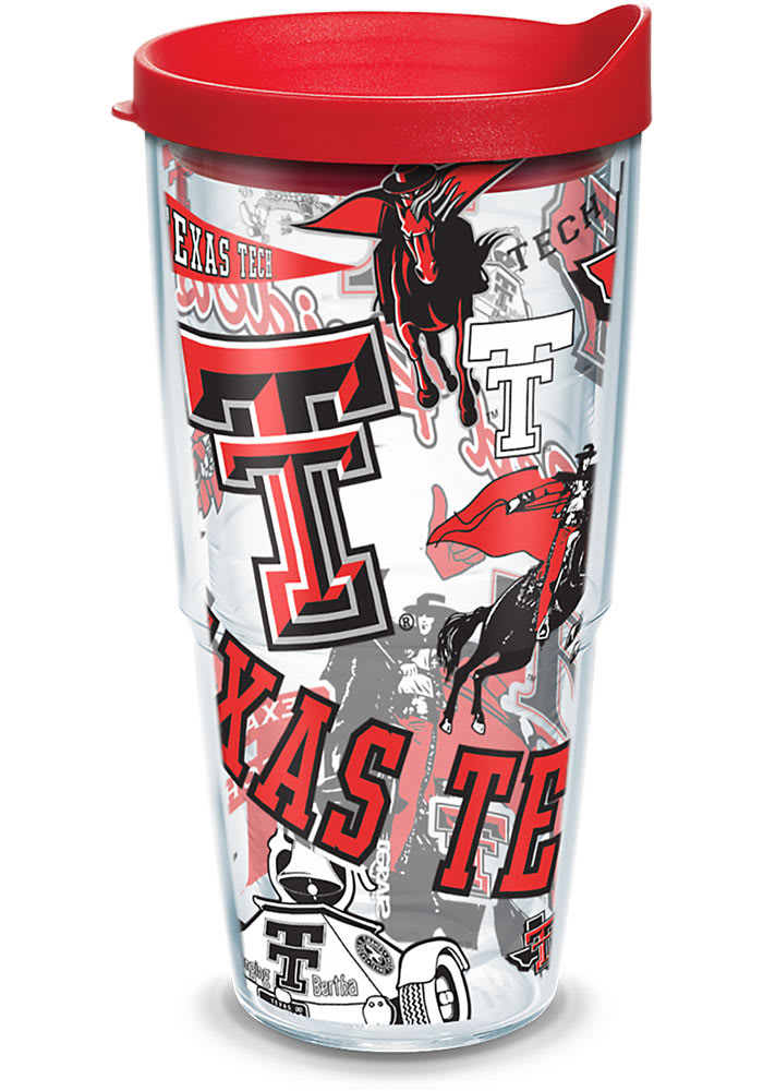 Texas Tech Red Raiders Red 24oz All Over Tumbler - 4450532