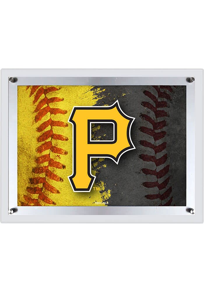 Pittsburgh Pirates 15x12 Backlit Acrylic Sign YELLOW