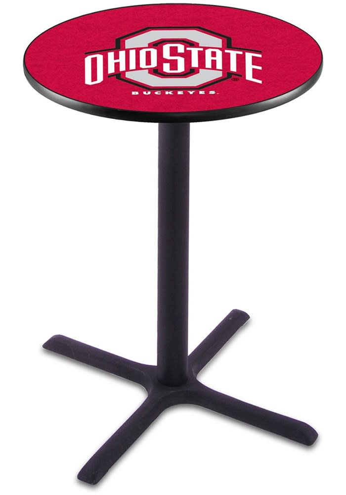 Ohio State Buckeyes BLACK L211 42 Inch Pub Table - 4460805
