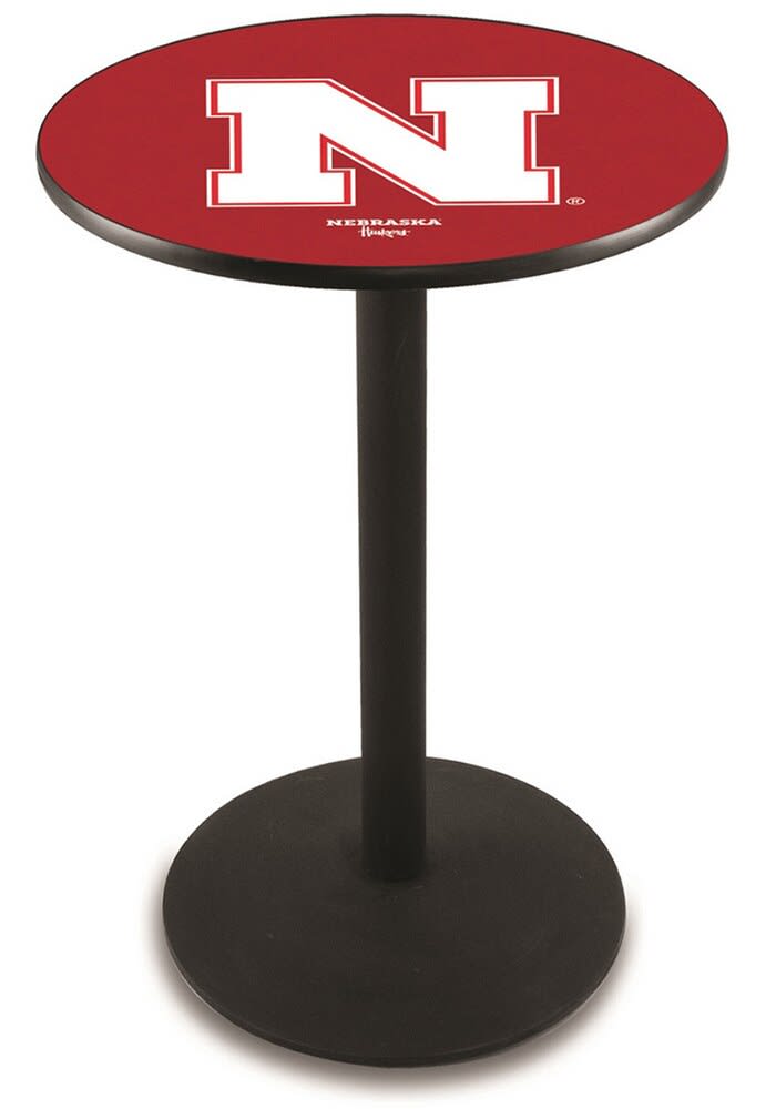 Nebraska Cornhuskers BLACK L214 42 Inch Pub Table - 4464225