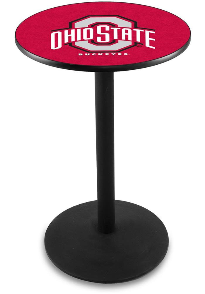 Ohio State Buckeyes BLACK L214 42 Inch Pub Table - 4464302