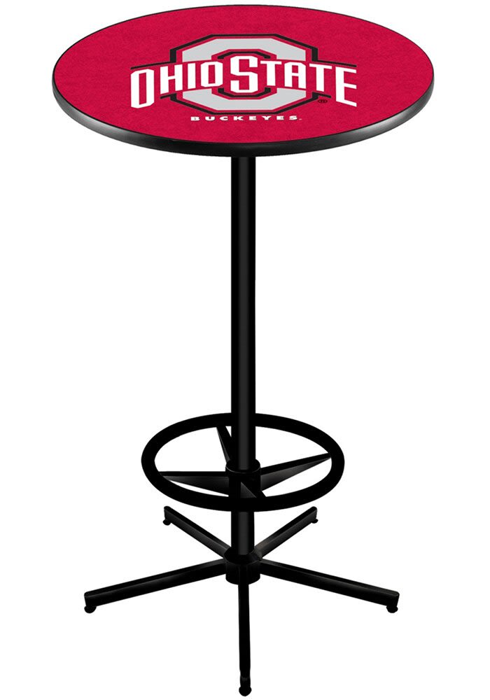 Ohio State Buckeyes BLACK L216 42 Inch Pub Table - 4465994