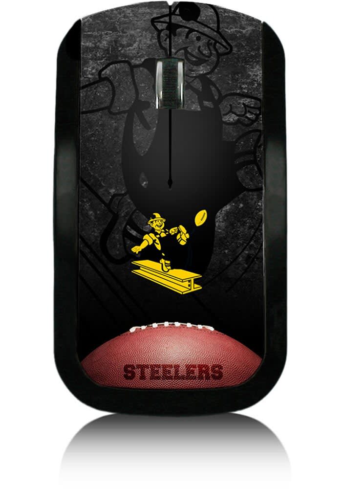 Pittsburgh Steelers BLACK Historic Legendary Wireless Mouse - 446750433
