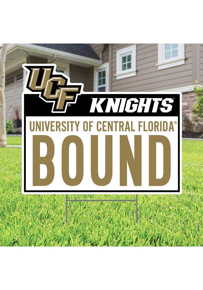 UCF Knights White School Bound Yard Sign - 447157534