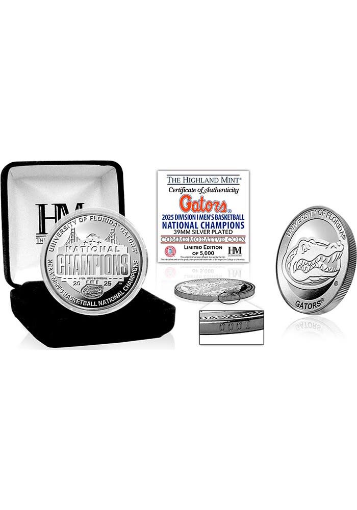 Florida Gators SILVERGREY 2025 National Champions Silver Coin ...