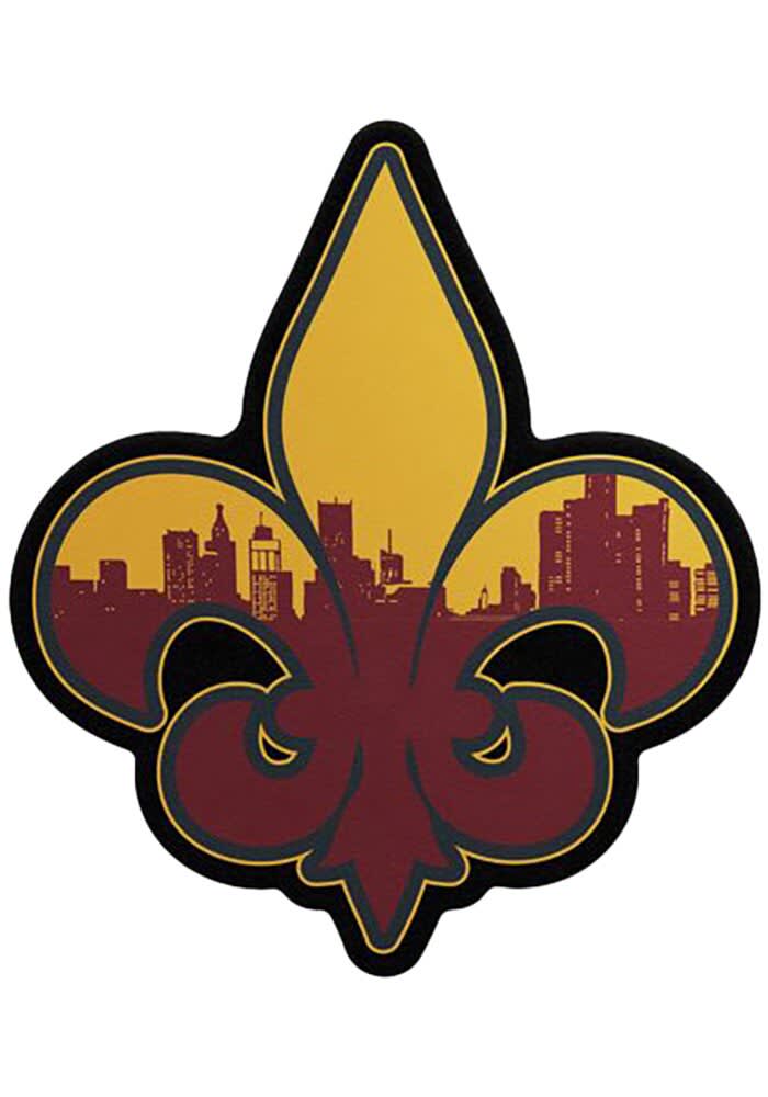 Detroit City FC Souvenir | Detroit City FC Stickers YELLOW Fleur De Lis ...