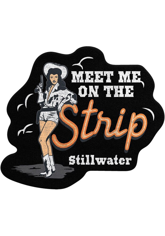 Stillwater Souvenir | Stillwater Stickers BLACK Meet Me On The Strip ...