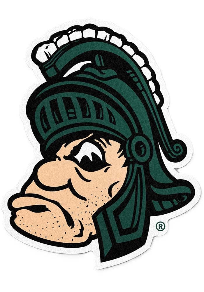 Michigan State Spartans GREEN Vintage Stickers - 4490074