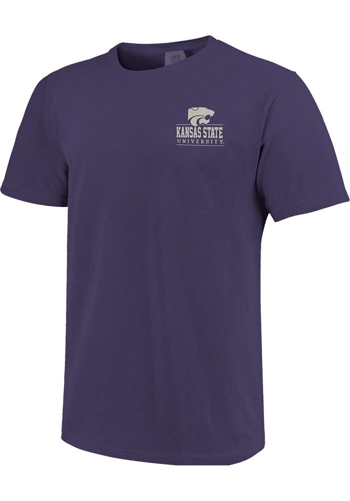 K-State Wildcats GRAPE Comfort Colors Short Sleeve T Shirt