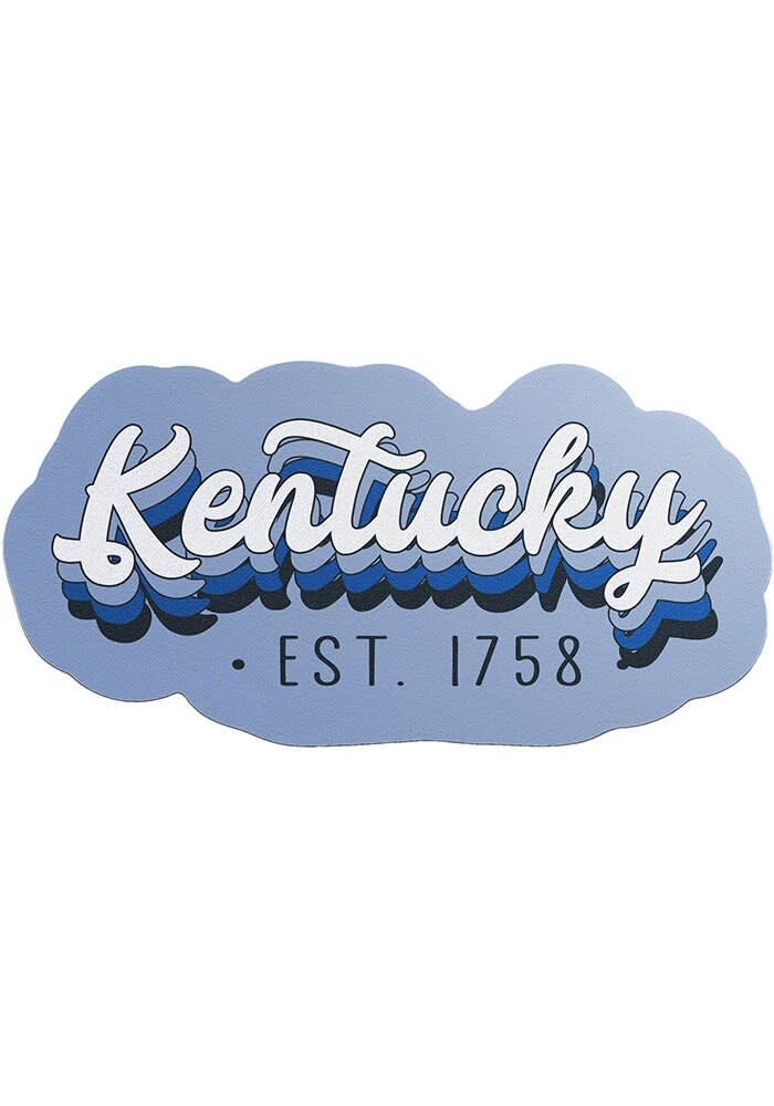 Kentucky Souvenir | Kentucky Stickers WHITE 70S STACKED SCRIPT - 44910857