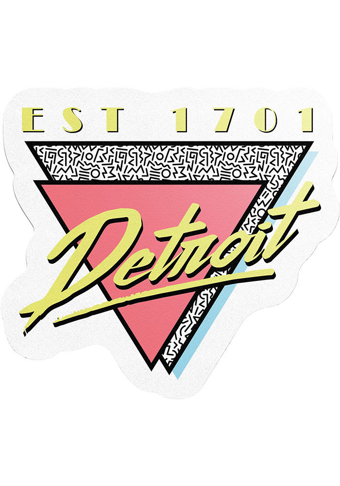 Detroit Souvenir | Detroit Stickers WHITE 90s Pastel - 44910868