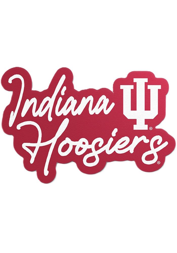 Indiana Hoosiers Red Primary Logo Stickers - 44911877