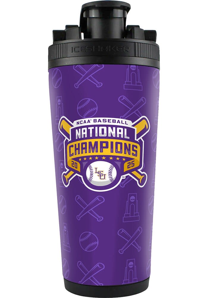 LSU Tigers PURPLE 2025 NCAA Mens College World Series Champions 4D Ice ...