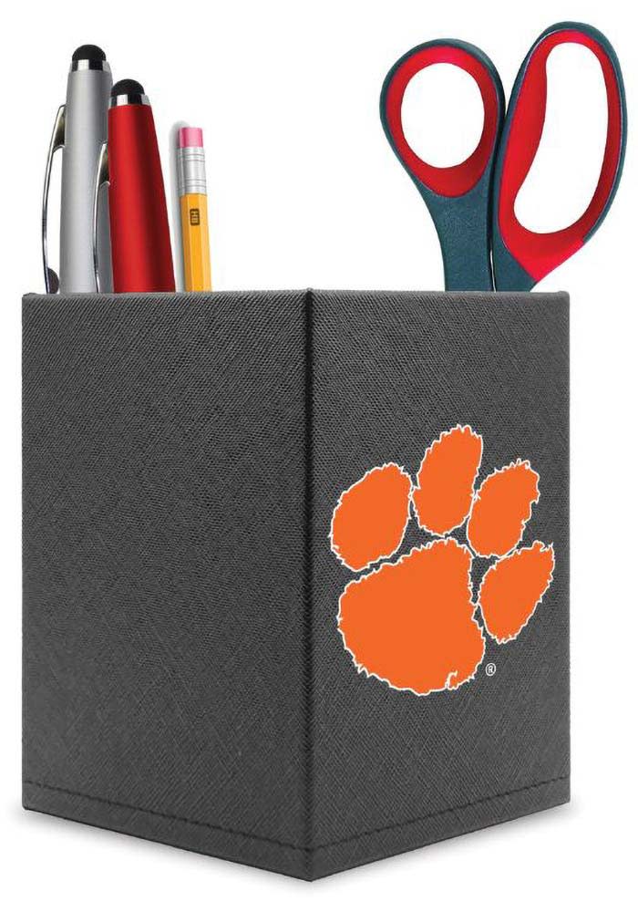 Clemson Tigers BLACK Logo Desk Caddy - 45199196