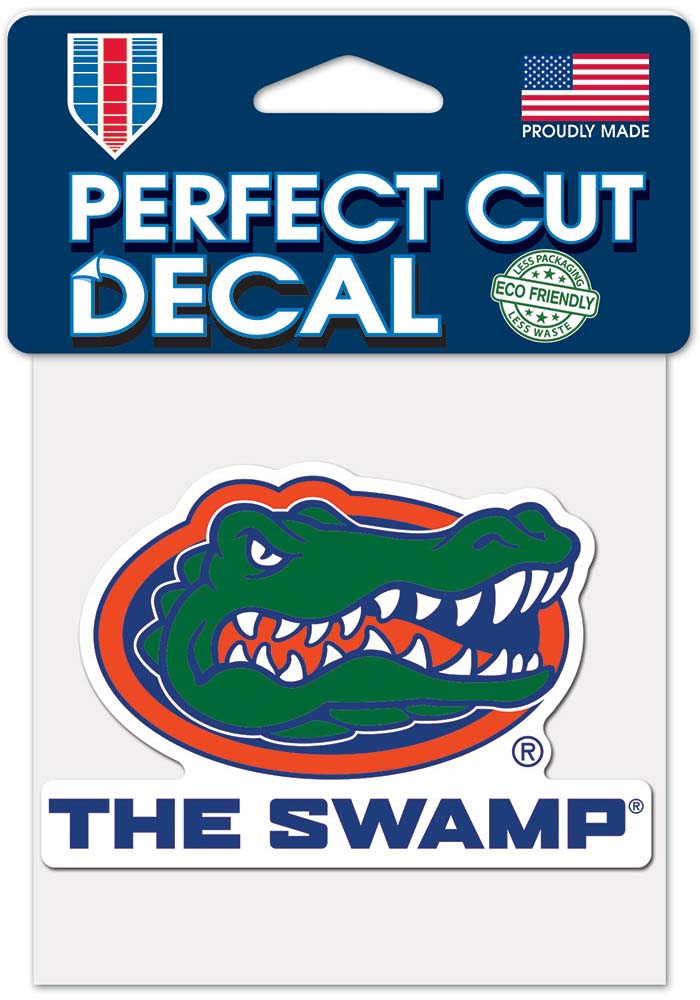 Florida Gators ROYAL 4x4 Slogan Auto Decal - 456014988