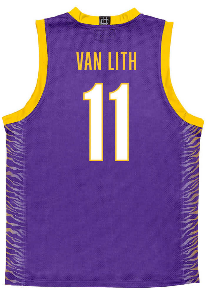 Hailey Van Lith LSU Tigers PURPLE NIL Hailey Van Lith Jersey - 45930009
