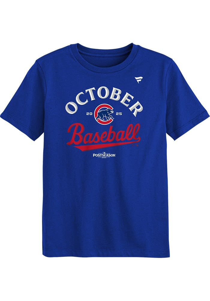 Chicago Cubs Boys BLUE 2025 Postseason Participant Locker Room October ...