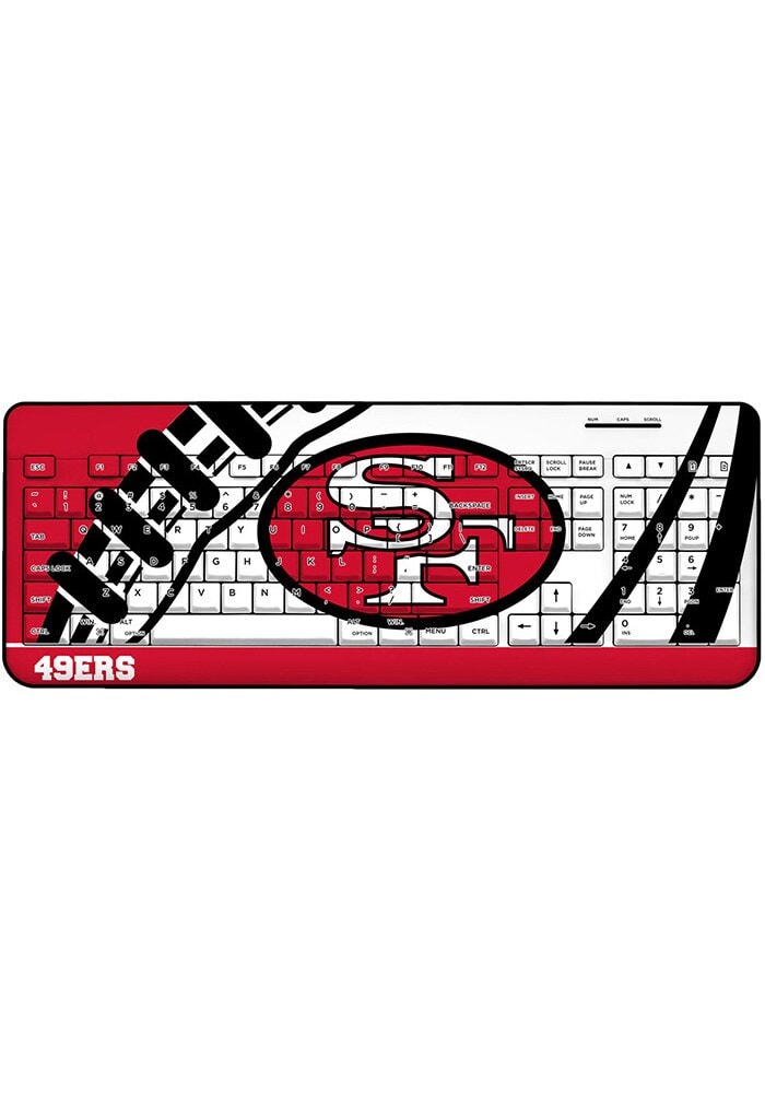 San Francisco 49ers BLACK Historic Passtime Wireless Keyboard - 4619810