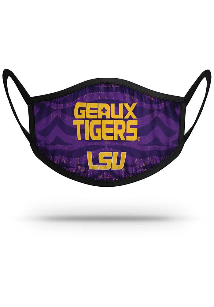 LSU Tigers PURPLE Slogan Fan Mask - 46581312
