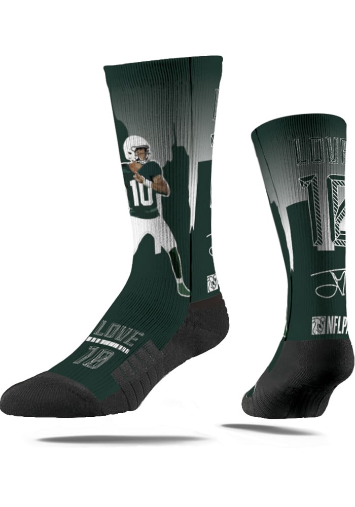 Jordan Love Green Bay Packers Hometown Hero Mens Crew Socks - GREEN