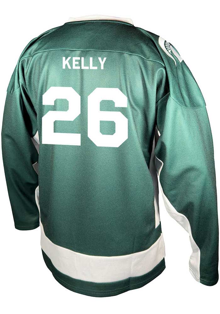 Tanner Kelly Mens DARKGREEN Michigan State Spartans ROAD Style Hockey ...