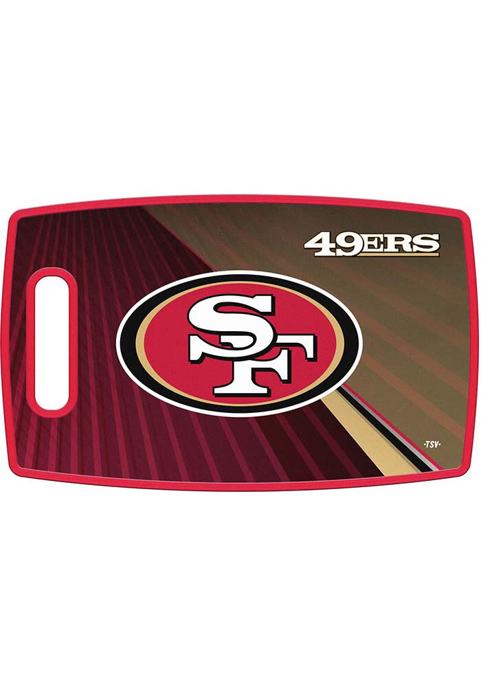 San Francisco 49ers 14.5x9 Plastic Cutting Board