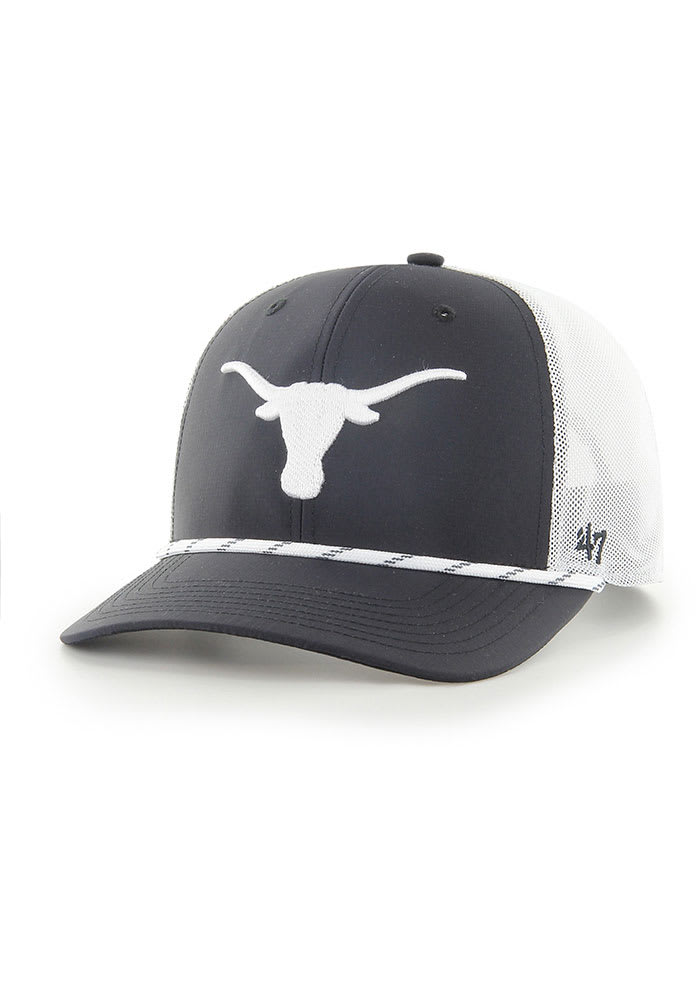 47 Texas Longhorns BLACK Burden Trucker Adjustable Hat - 47000276