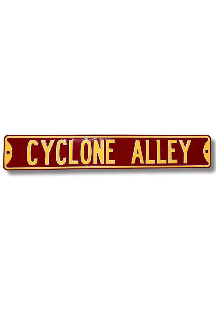 Iowa State Cyclones Cyclone Ally 6 x 36 Sign CARDINAL - 4711803