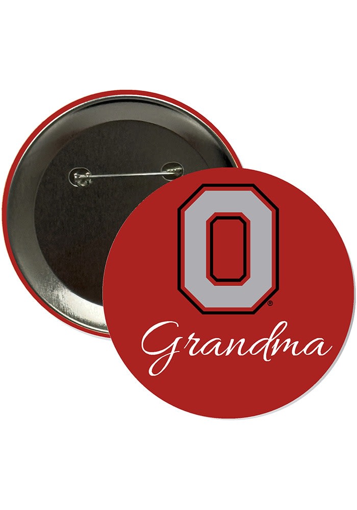 Ohio State Buckeyes Red 3" Grandma Button - 471666242