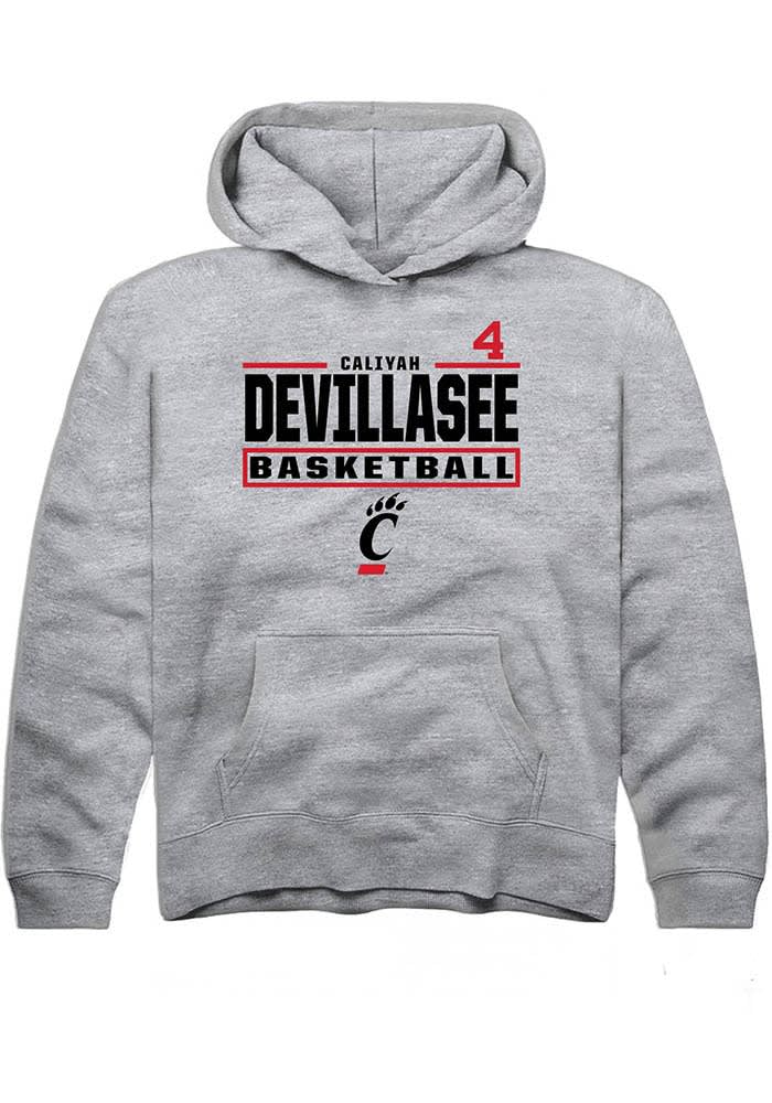 Caliyah DeVillasee Rally Cincinnati Bearcats Youth NIL Stacked Box Long ...