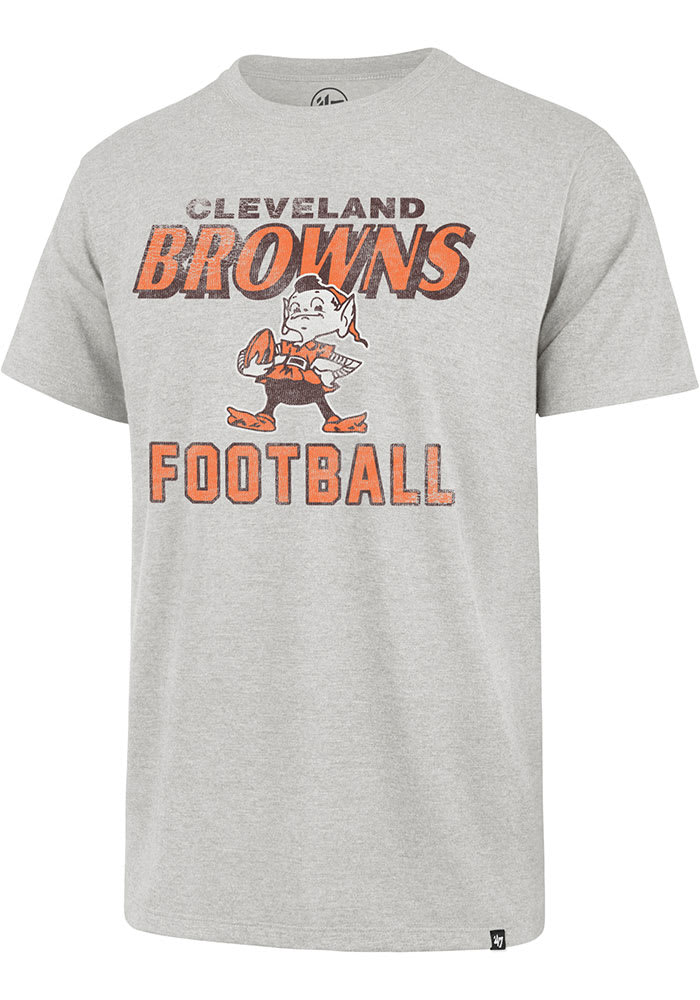 47 Cleveland Browns GREY DOZER FRANKLIN Short Sleeve Fashion T Shirt ...