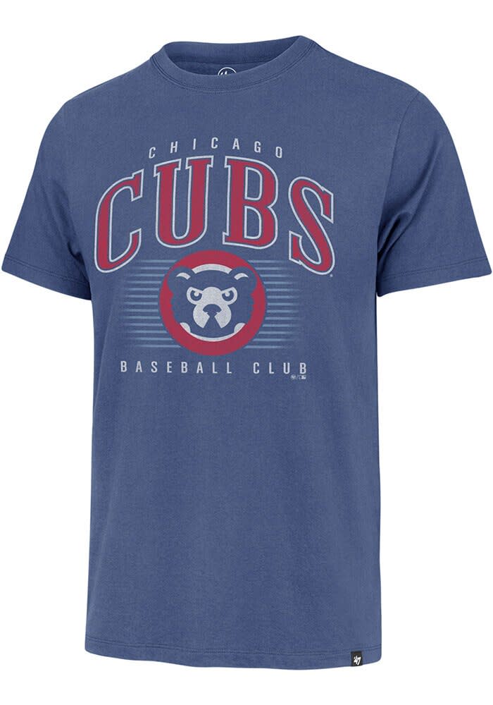 47 Chicago Cubs ROYAL Franklin Short Sleeve Fashion T Shirt - 480002197