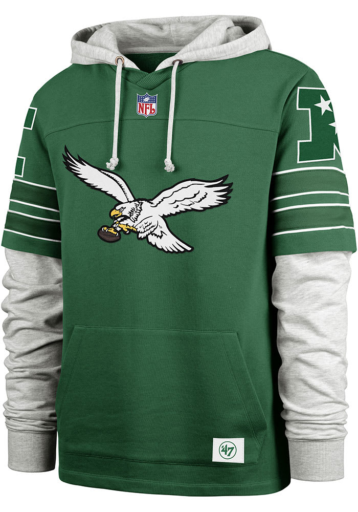 47 Philadelphia Eagles Mens KELLYGREEN Blitz Cornerback Lacer Long ...