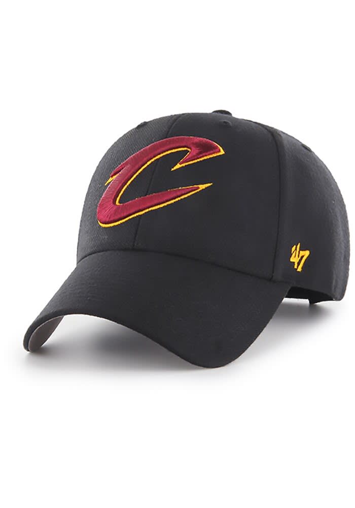 47 Cleveland Cavaliers BLACK MVP Adjustable Hat - 48001089