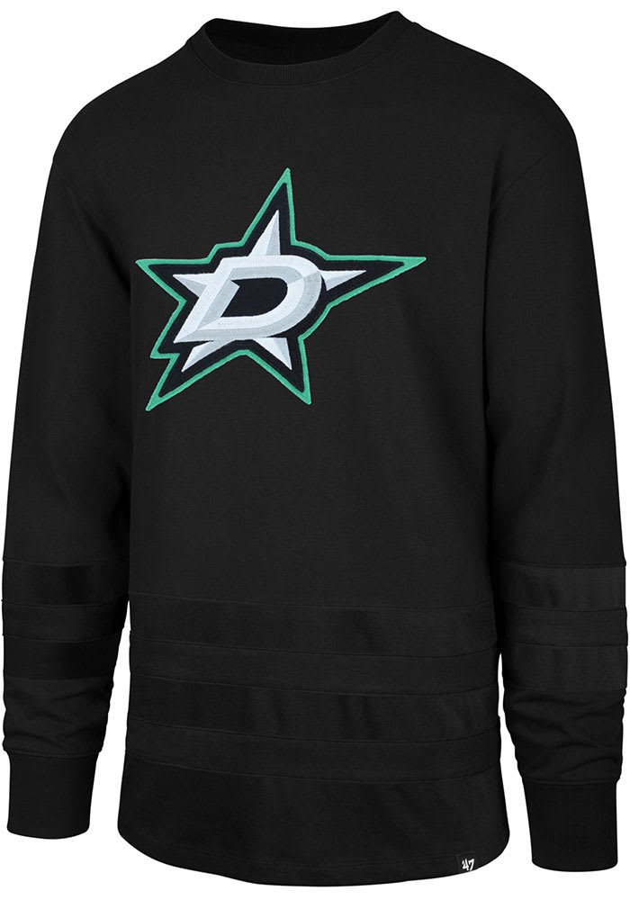 47 Dallas Stars BLACK Center Ice Long Sleeve Fashion T Shirt - 48004198