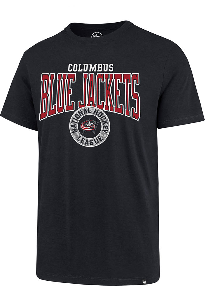 47 Columbus Blue Jackets NAVY Goon Club Short Sleeve T Shirt - 48007339