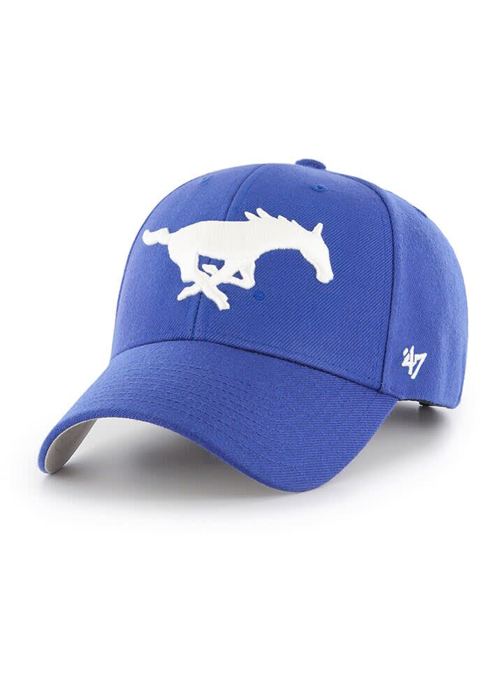 47 SMU Mustangs MVP Adjustable Hat - ROYAL