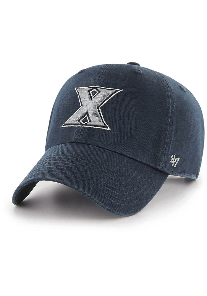 47 Xavier Musketeers NAVY Clean Up Adjustable Hat - 48010196