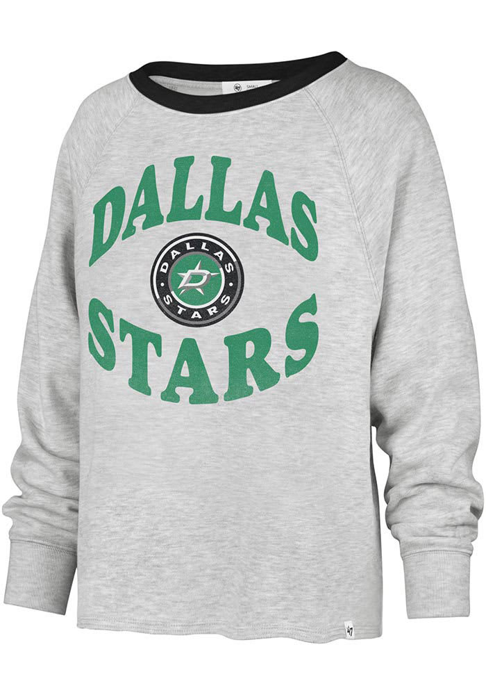 Dallas Stars 47 Crew Sweatshirt Womens HEATHERGREY Cropped Kennedy Long ...
