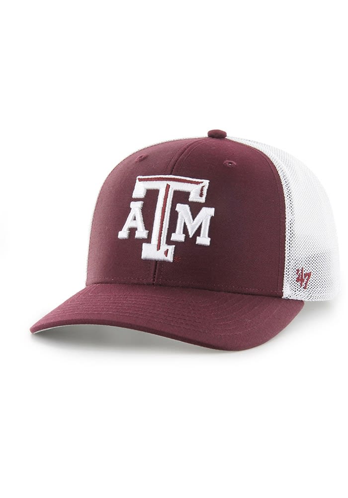 Texas A&M Aggies Mens Trophy MAROON 47 Flex Hat - 48012468
