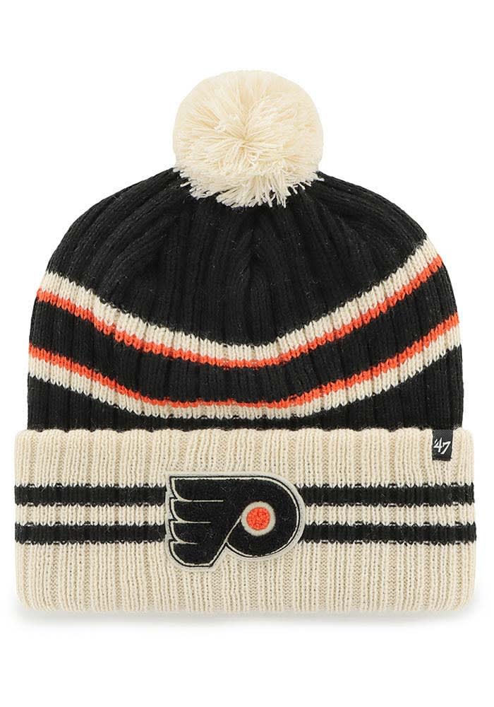 Philadelphia Flyers 47 ORANGE No Huddle Cuff Knit Hat - 48013287