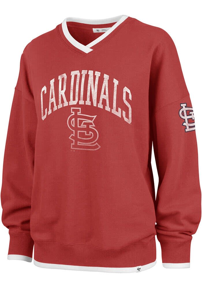 St Louis Cardinals 47 Crew Sweatshirt Womens Red Wax Pack Long Sleeve ...