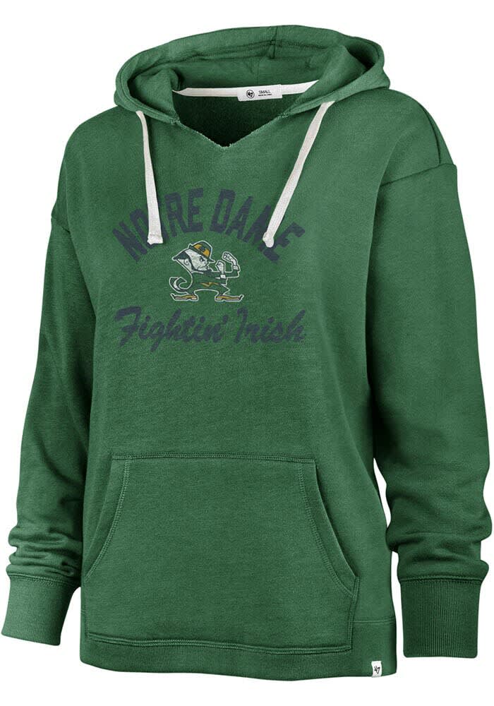 47 Notre Dame Fighting Irish Womens Wrapped Up Hoodie - KELLYGREEN
