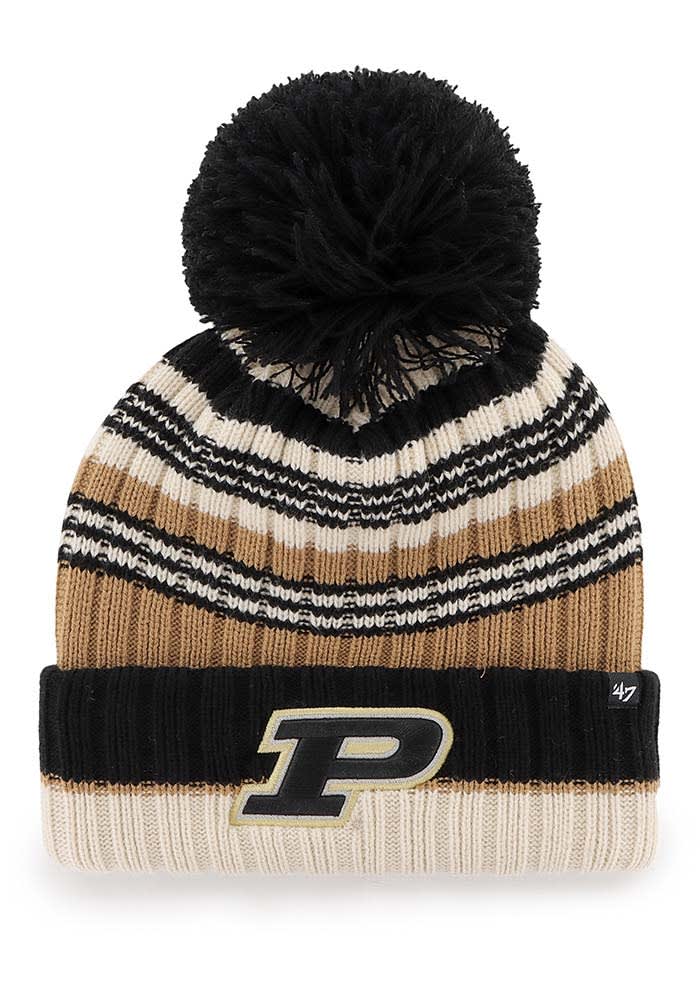 Purdue Boilermakers 47 Womens NATURAL Barista Cuff Knit Hat - 48014968